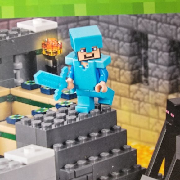 Lego | Toys | Lego Minecraft 2124 The End Portal Steve Endermen Cave ...